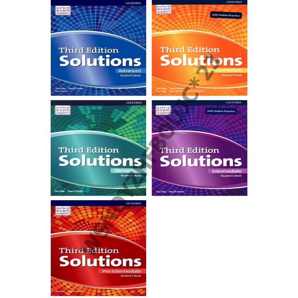 Jual Oxford Third Edition Solutions Advanced – Intermediate - Upper ...