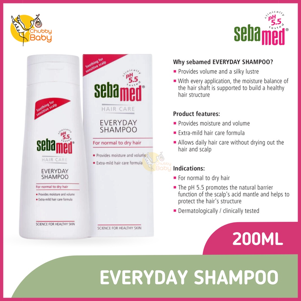 Jual Sebamed Everyday Shampoo 200ml (Normal to Dry Hair and Scalp ...