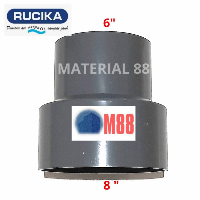 Jual RUCIKA Vlok Sok 8x6 D - Reducer 8 x 6 inch Pipa PVC | Shopee Indonesia