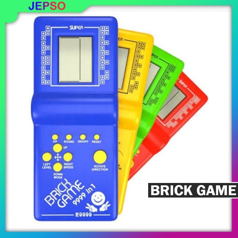 Jual Game mainan tetris brick game boy bot 9999 IN 1 Mainan Anak Murah ...