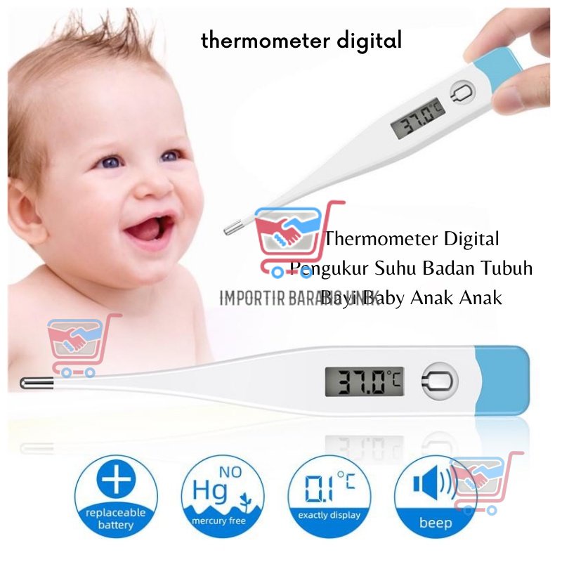 Jual IMB - Thermometer Digital Alat Pengukur Suhu Badan Tubuh Anak Bayi ...
