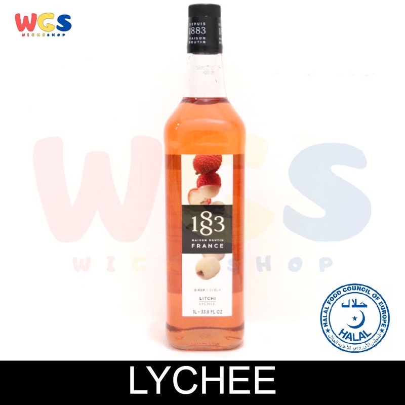 Jual 1883 Maison Routin France Syrup Lychee Flavored 1 ltr - 33.8 fl oz ...
