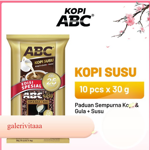 Jual ABC Susu Kopi 1 Pack ( Isi 10 Pcs x 30 Gram ) | Shopee Indonesia