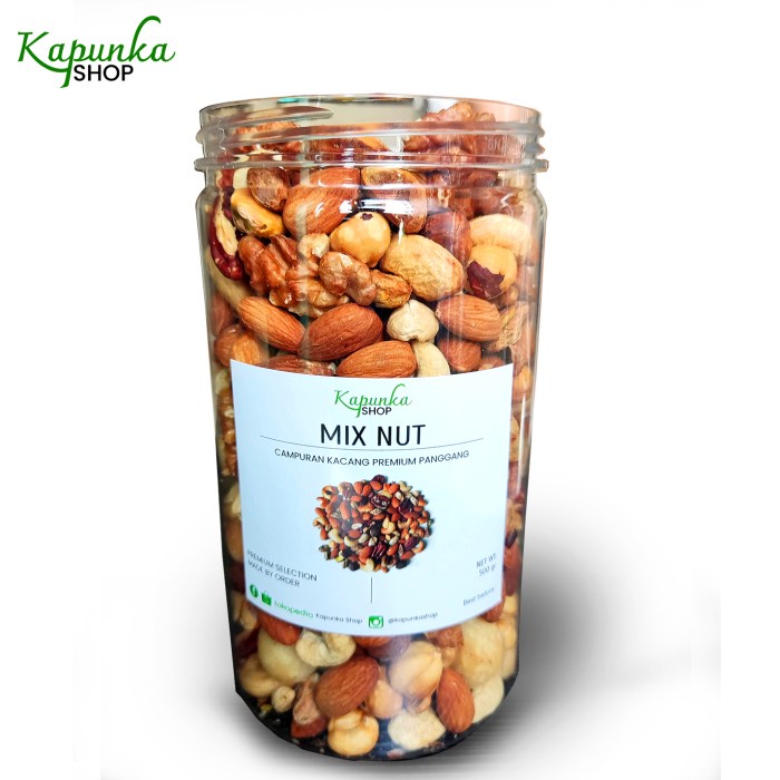 Jual Mix Nut 500gr ( Walnut Hazelnut Pistachio Pecan Almond Mede ...