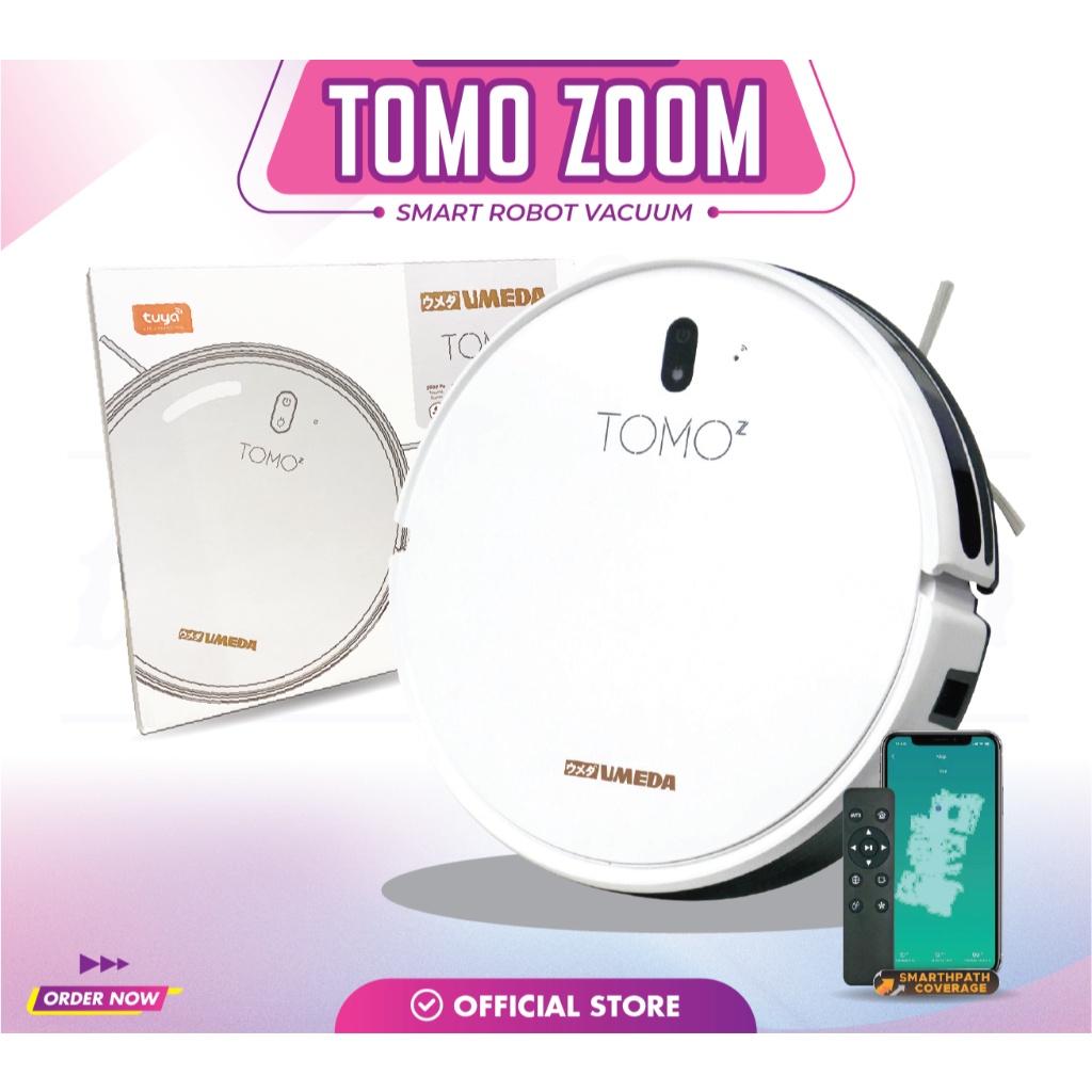 Jual UMEDA Tomo Zoom Robot Vacuum Cleaner - Original | Shopee Indonesia