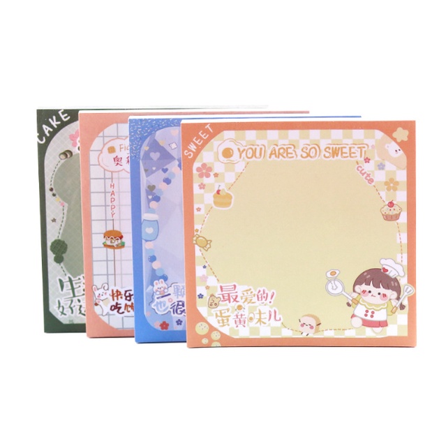 Jual J2 - Sticky notes girl heart cute memo note korean style | Shopee ...