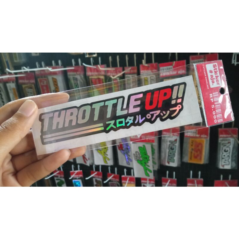 Jual sticker cutting throttle up !! | Shopee Indonesia