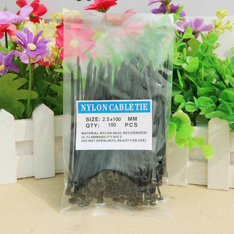 Jual GMGY Kabel Ties Self Locking Wire Organizer 2.5x100mm 100 PCS ...