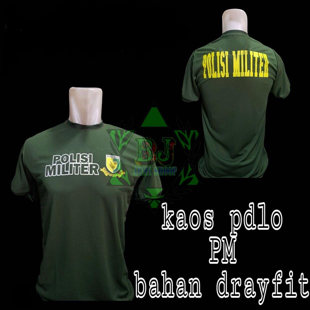Jual Kaos drfiti/kaos pdl20 pm/kaos hijau gajah mada/kaos hijau drifit ...