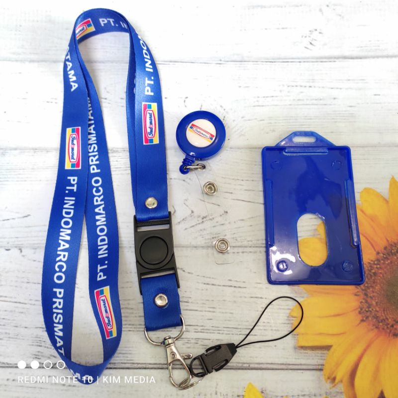 Jual Lanyard indomarco tali id card indomarco indomaret | Shopee Indonesia
