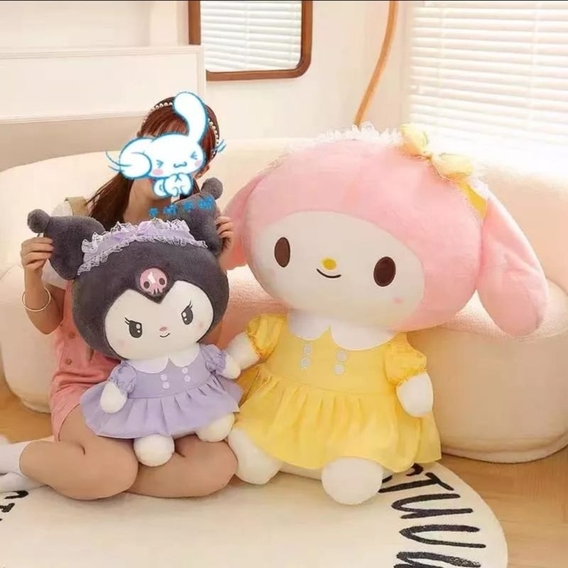 Jual Boneka Kuromi Melody Mainan Anak high quality kartun kuromi my ...