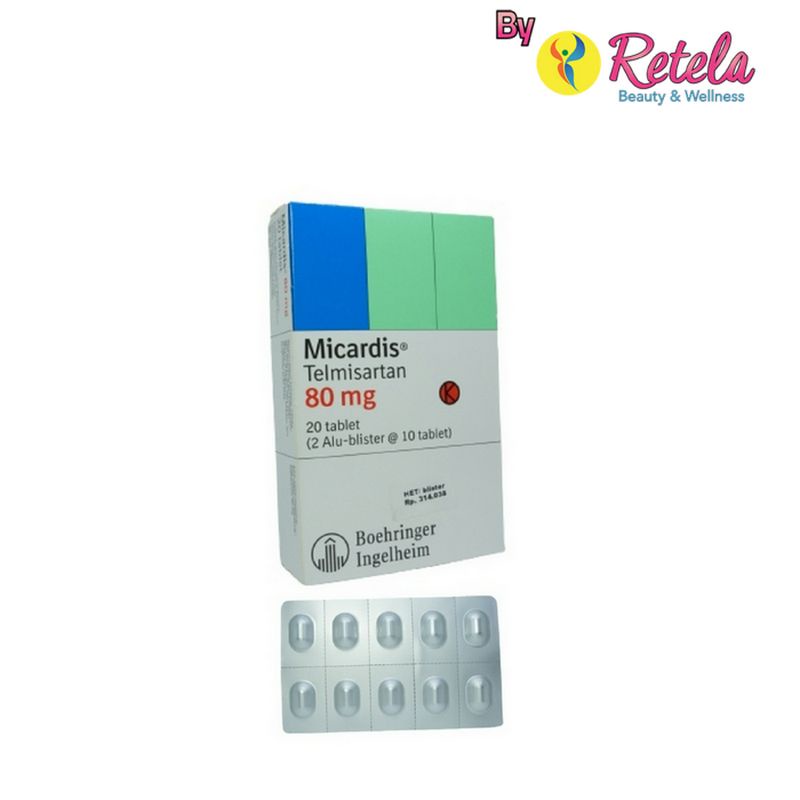 Jual MICARDIS 80 MG 1 BLISTER ISI 10 TABLET | Shopee Indonesia