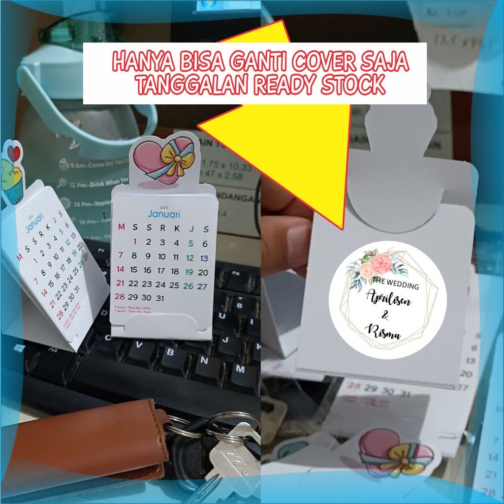 Jual BIGBAG SOUVENIR KALENDER MINI 2024 CUSTOM ISTIMEWA | Shopee Indonesia
