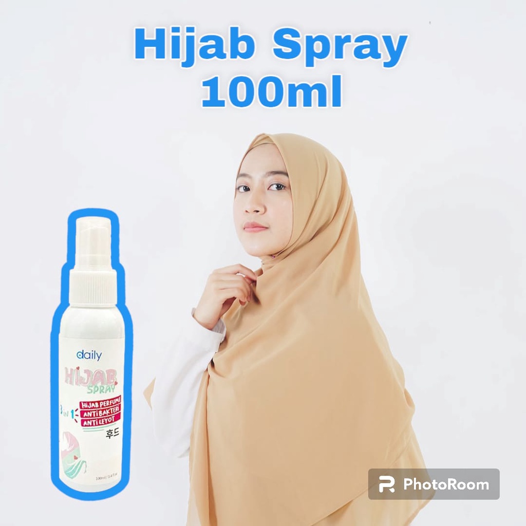 Jual Daily Hijab Spray 100ml Jilbab Jadi Kaku Seharian | Shopee Indonesia