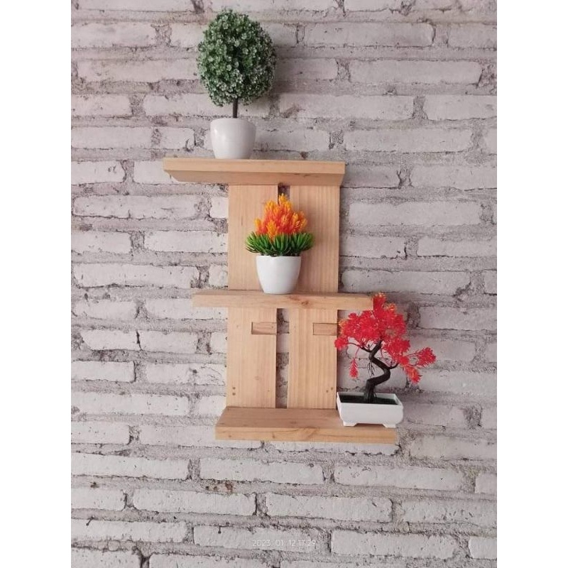 Jual Rak Bunga tempel 3 susun - Rak multifungsi | Shopee Indonesia
