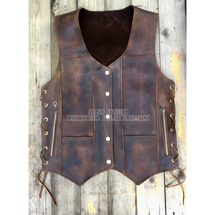 Jual Rompi kulit, vest kulit , rompi motor , vest motor , rompi biker ...