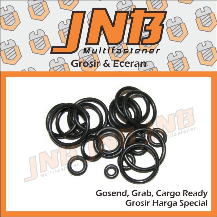 Jual Oring Seal Karet Rubber O Ring Gasket / Universal Motor Mobil 16 ...