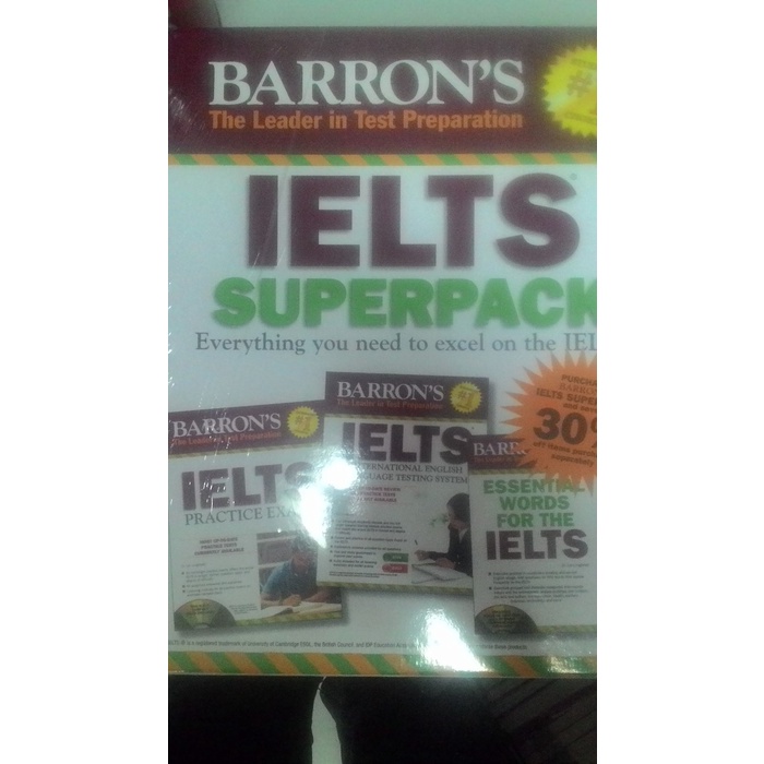 Jual Buku :Barrons IELTS SUPERPACK | Shopee Indonesia