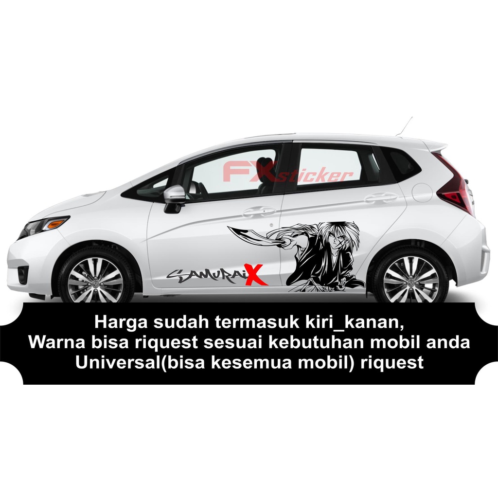 Jual stiker termurah stiker mobil cutting sticker striping animasi ...