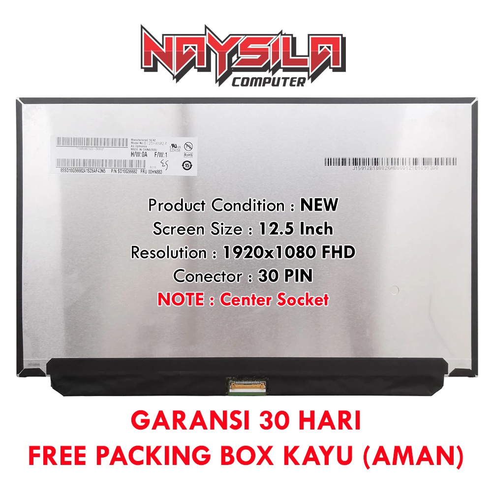 Jual LCD LED Lenovo ThinkPad X260 X270 X280, HP 820 G3 - FHD Socket ...