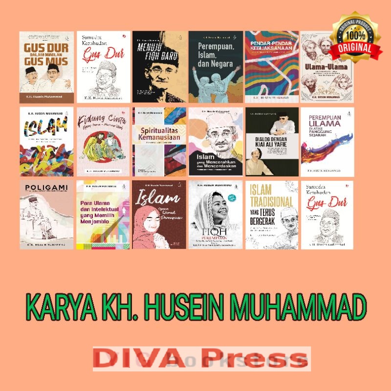 Jual buku karya husein muhammad/fiqh perempuan/poligami/menuju fiqh baru/islam tradisional yang ...