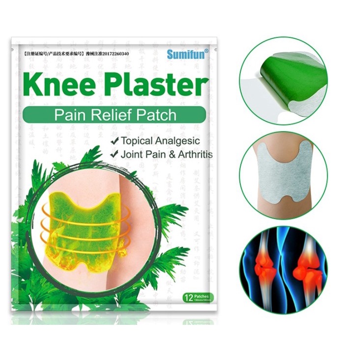 Jual 1 Pack Knee Plaster Sumifun Patch Koyo Nyeri Lutut Sendi Kaki ...