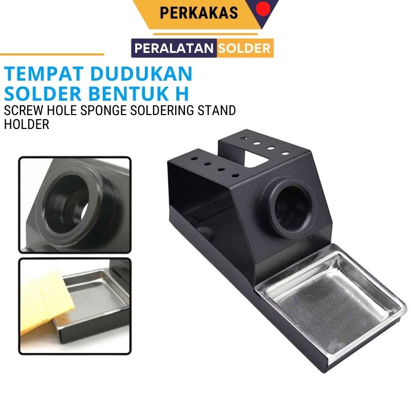 Jual Alat Dudukan Tempat Solder Bentuk H Screw Hole Sponge Soldering ...