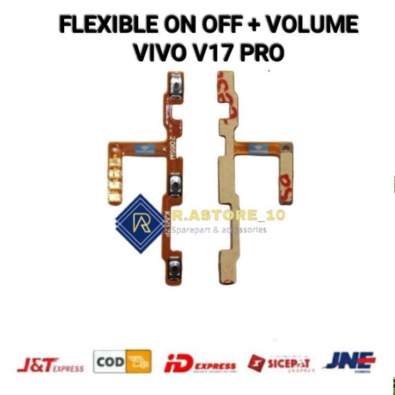 Jual Flexible Flexibel On Off Volume Vivo V17 Pro - Fleksibel Tombol Power On Of Vol Original ...
