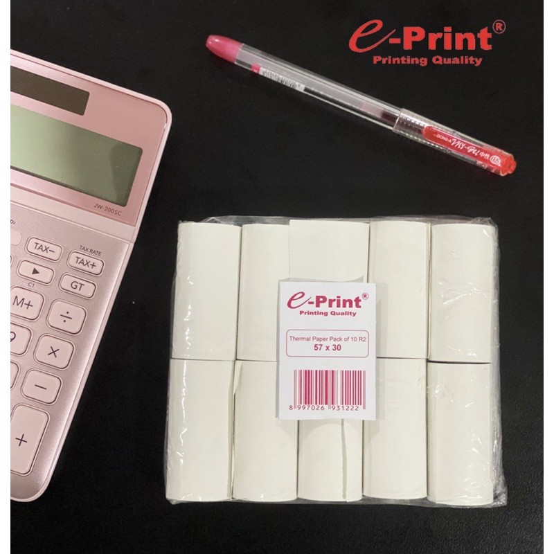 Jual [EPRINT] THEMPER THERMAL PAPER ROLL 57x30 (10pcs) | KERTAS STRUK ...