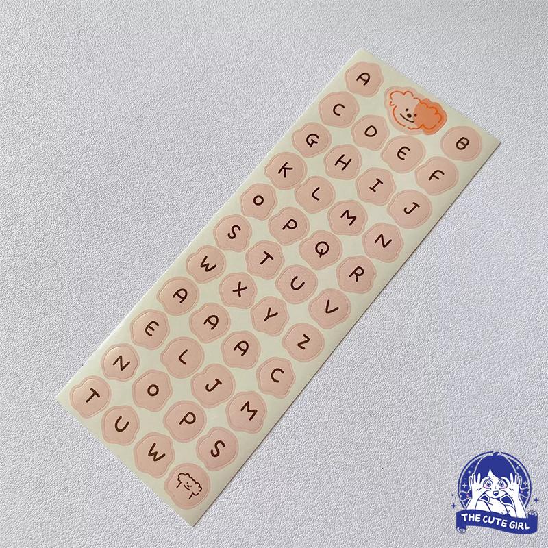 Jual Rounded Label Sticker Alphabet Warna Menarik - Stazionario ...
