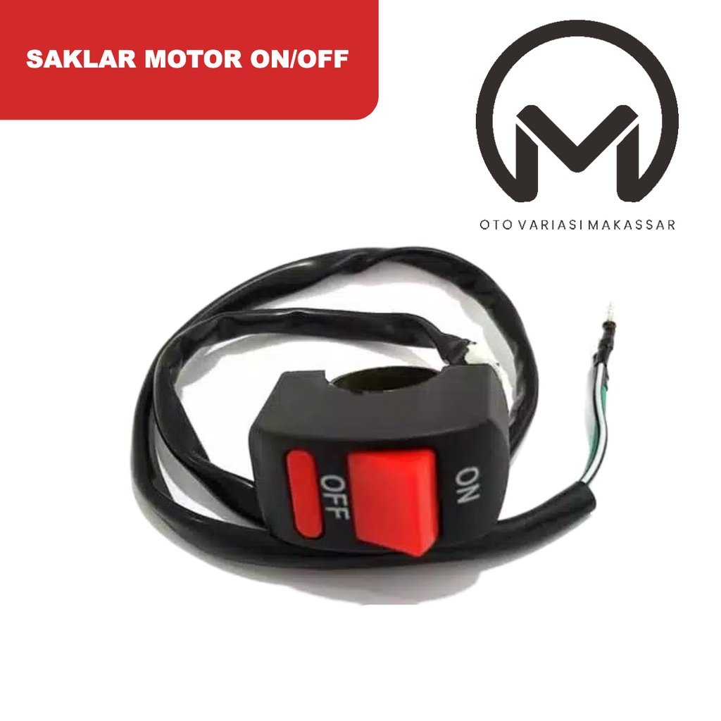 Jual Saklar Motor/Power Switch On/Off Lampu Motor Stang Outdoor ...