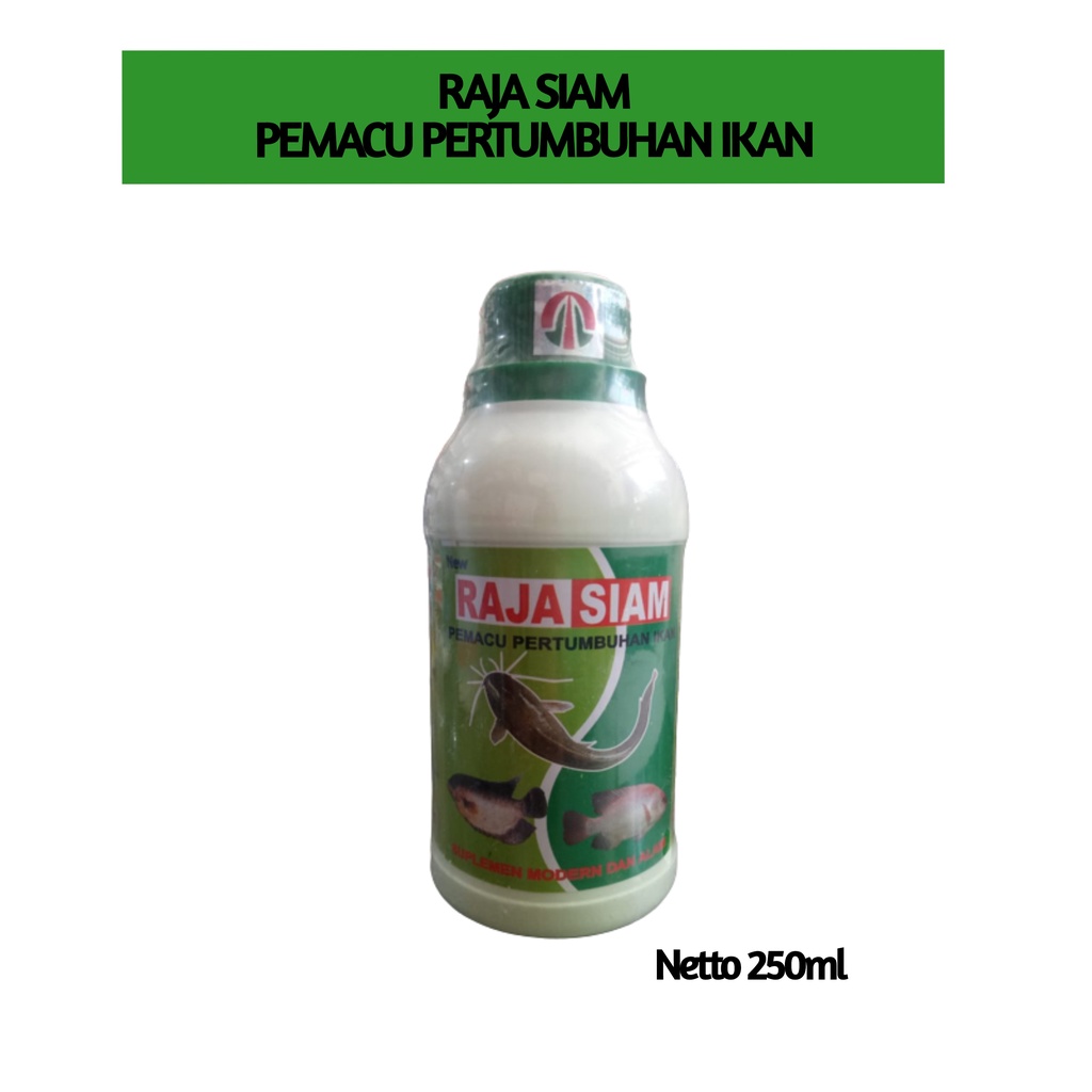 Jual Raja Siam 250ml Vitamin Pertumbuhan Ikan Mas Nila Patin Lele Bandeng | Shopee Indonesia