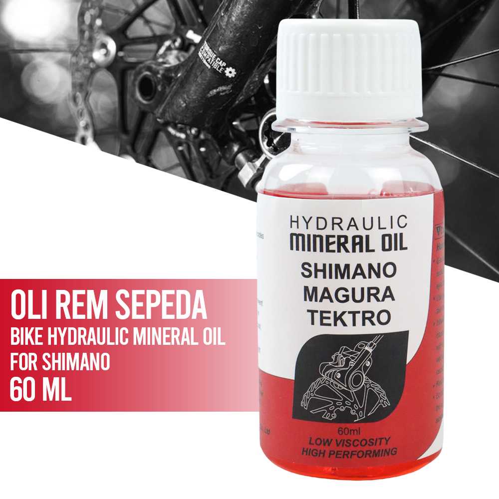 Jual Oli Rem Sepeda Bike Hydraulic Mineral Oil 60ml for Shimano DOT ...