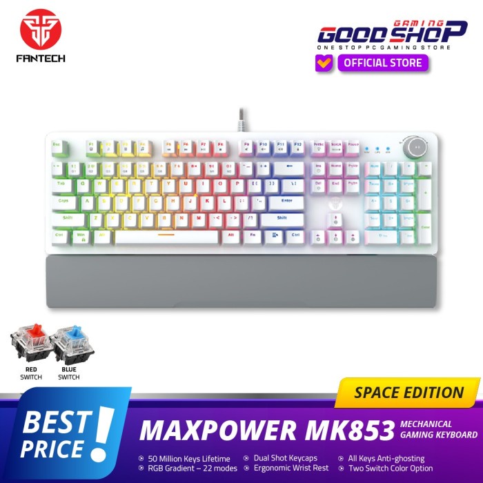 Jual Fantech MAXPOWER MK853 Mechanical Keyboard Gaming SPACE EDITION ...