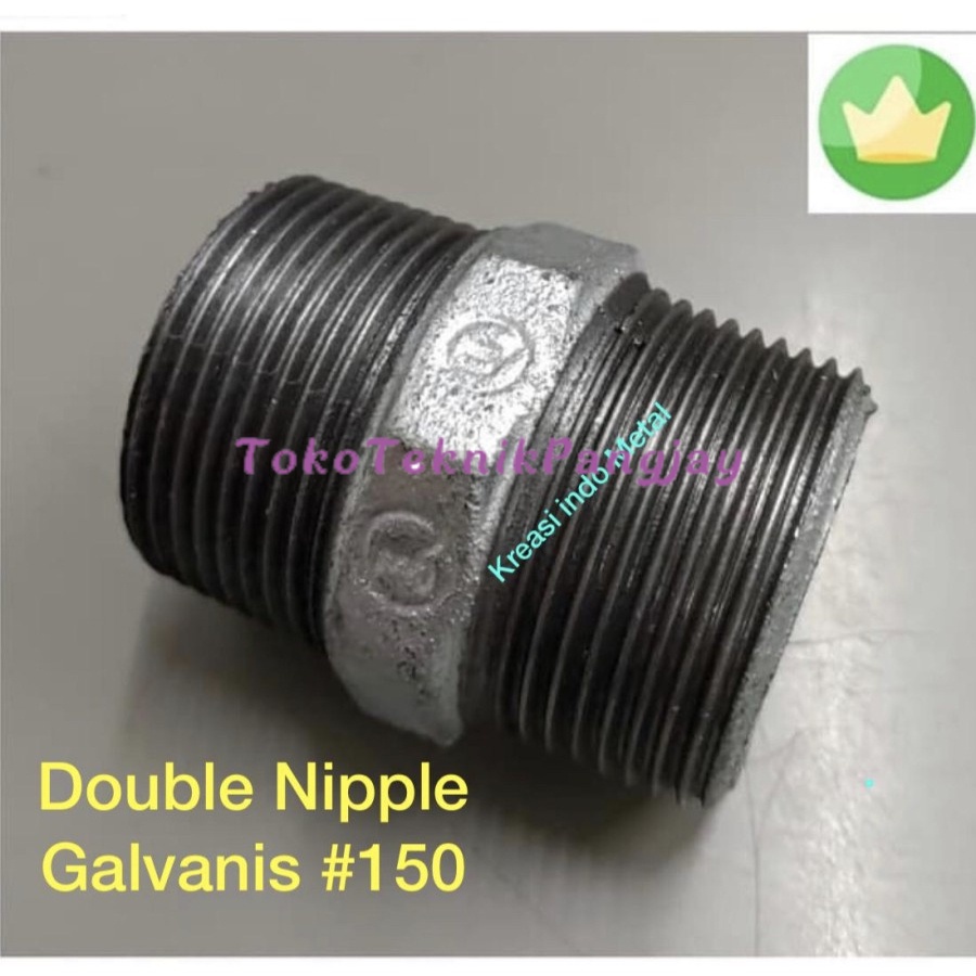 Jual 3/4” Double nipple Galvanis (Drat) -3/4 inch Niple /Nepel /nipel Gip | Shopee Indonesia