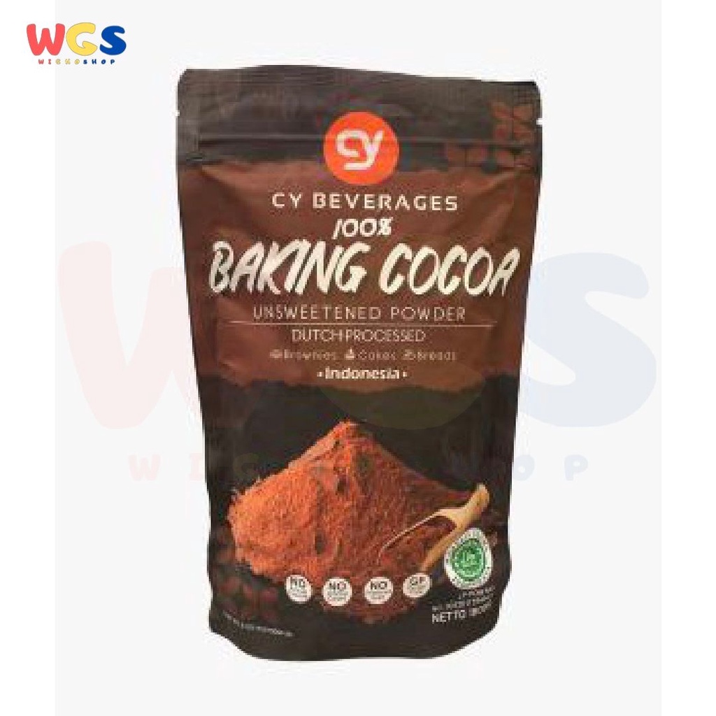 Jual CY Baking Cocoa Unsweetened Powder Dutch Processed Gluten Free ...