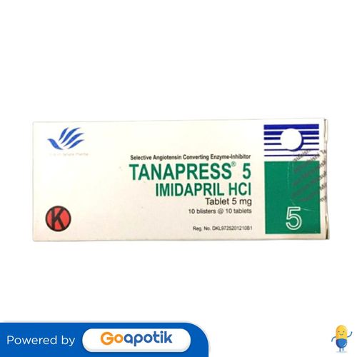 Jual TANAPRESS 5 MG BOX 30 TABLET | Shopee Indonesia
