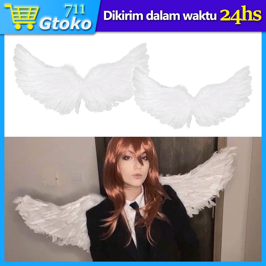 Jual Angel Wings Sayap Malaikat Putih Kostum Foto Anak Dewasa Sayap ...