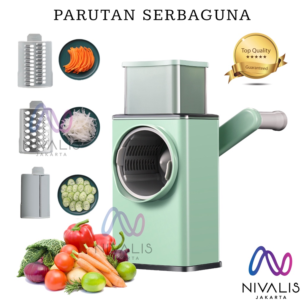 Jual NIVALIS JAKARTA VEGETABLE SLICER CUTTER MACHINE STAINLESS STEEL ...