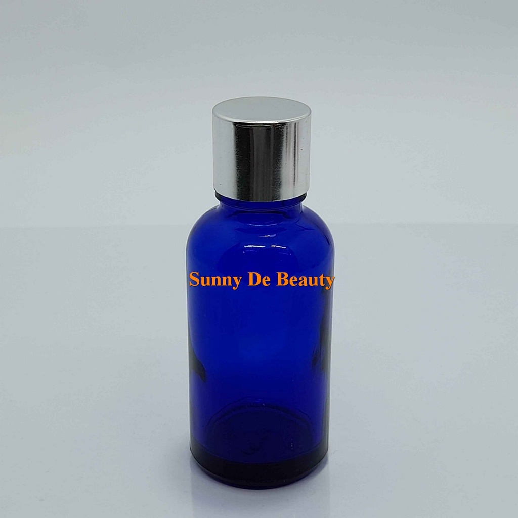Jual Botol Kaca 30 ml Biru Original Br Tutup Drop Silver Alumunium ...