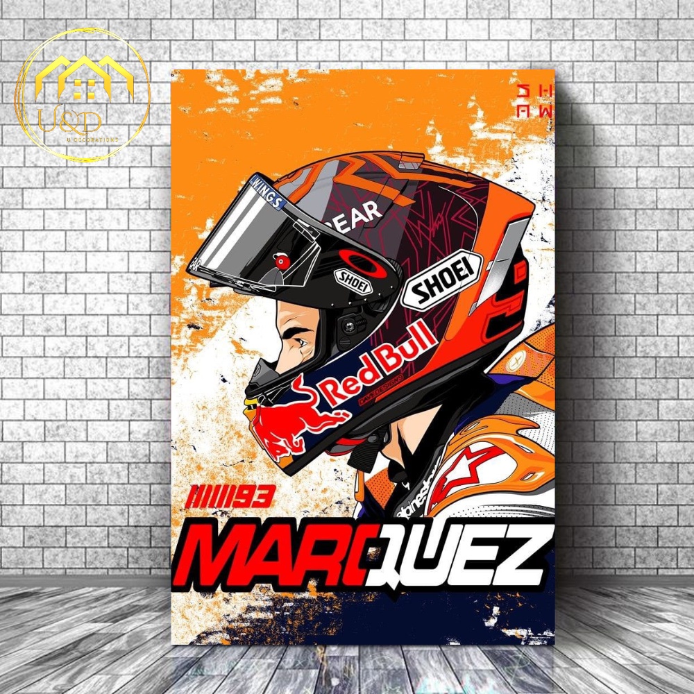 Jual POSTER KAYU MARC MARQUEZ - POSTER MARQUEZ - POSTER MOTOGP ...