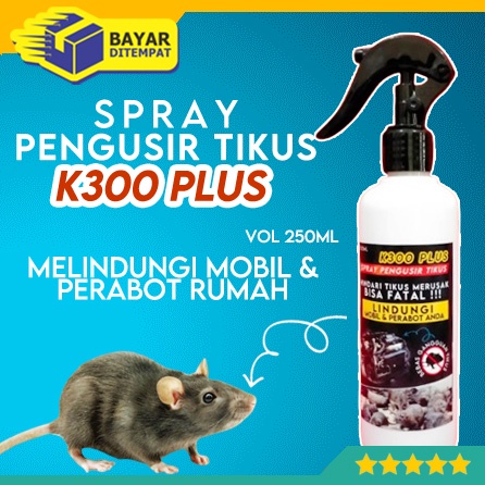 Jual K300 PLUS Spray Sprai Pengusir Usir Tikus Cairan Semprot Mobil ...