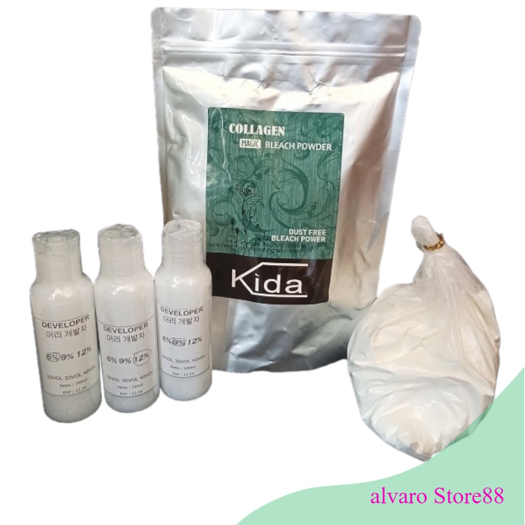 Jual AS88 Kida BLEACHING PUTIH + Developer Bleaching Rambut GRADE ...