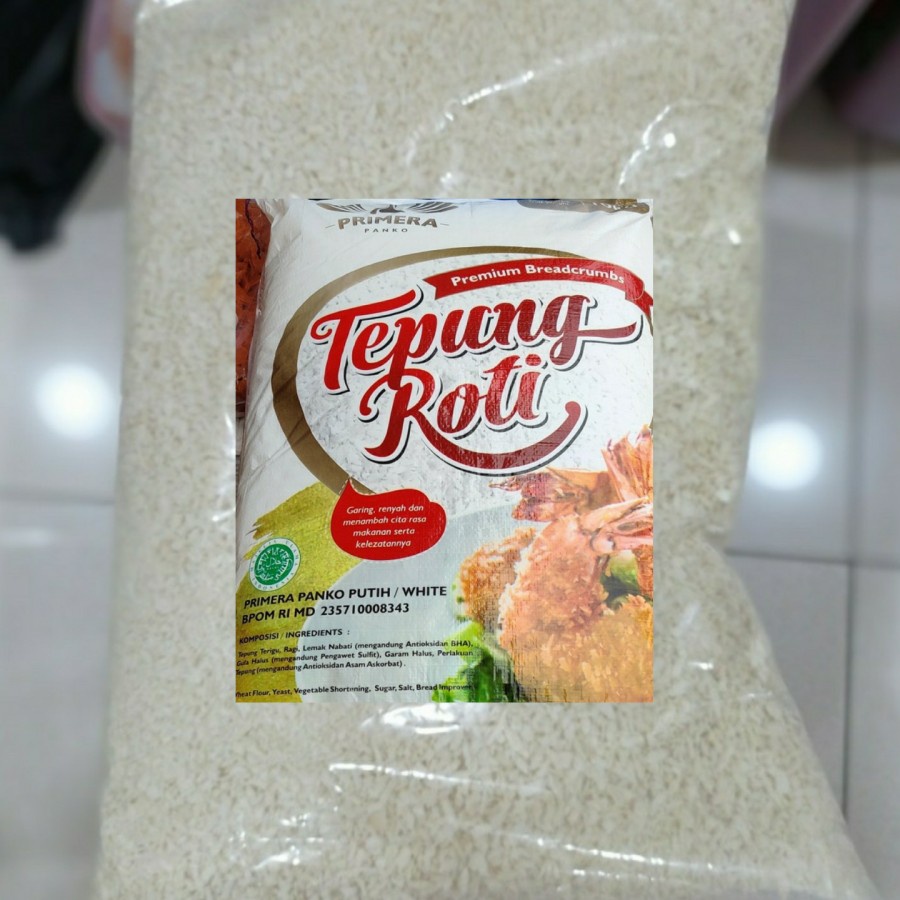 Jual PRIMERA Tepung Roti Panko Putih / mix Kasar 1kg Repack | Shopee ...