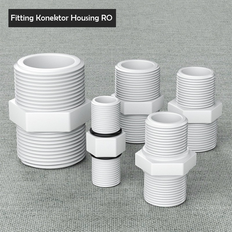 Jual FL-SH-HM 257 Double Nepel (DN) 1/2" Drat Inch Drat Luar - DN 1/2 ...