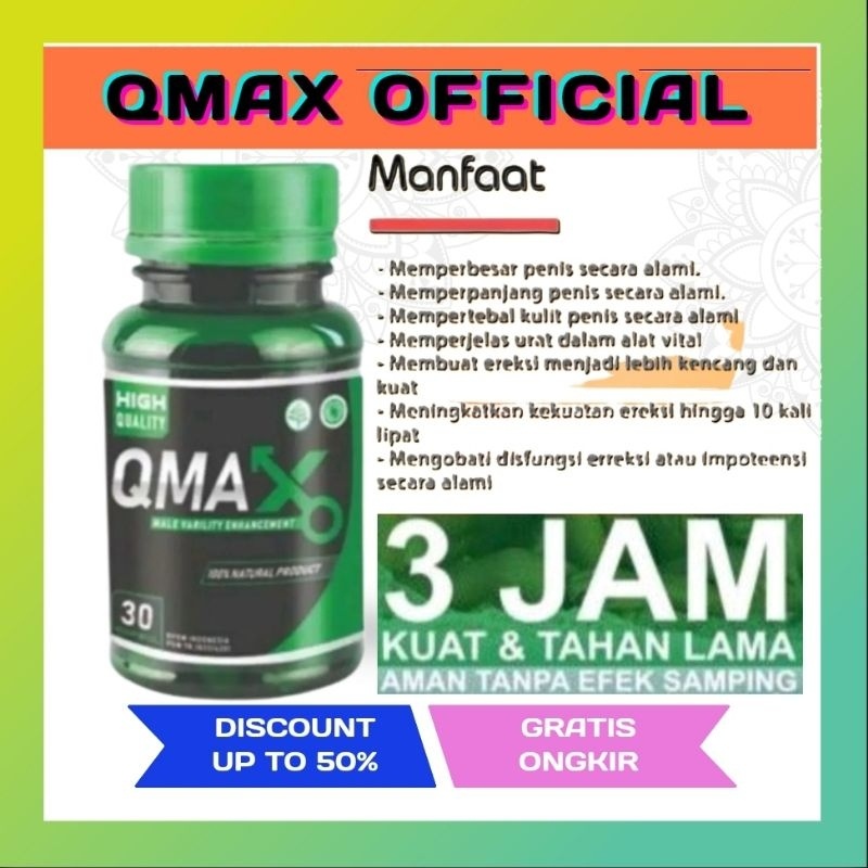 Jual ORIGINAL 100% QMAX OFFICIAL pembesar alat vital pria permanen asli | Shopee Indonesia