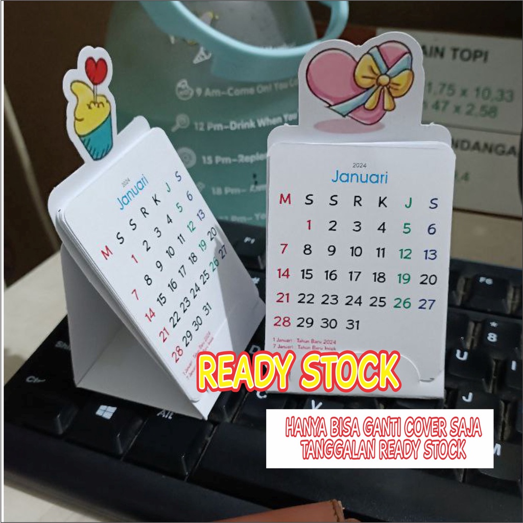 Jual Kalender Meja Mini Souvenir Pernikahan (Min order 50pcs) FREE ...