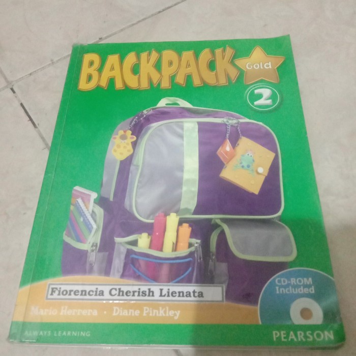 Jual BUKU BACKPACK GOLD 2 PEARSON LENGKAP CD / BUKU KELAS 2 SD / SESUAI FOTO / BUKU BEKAS ...