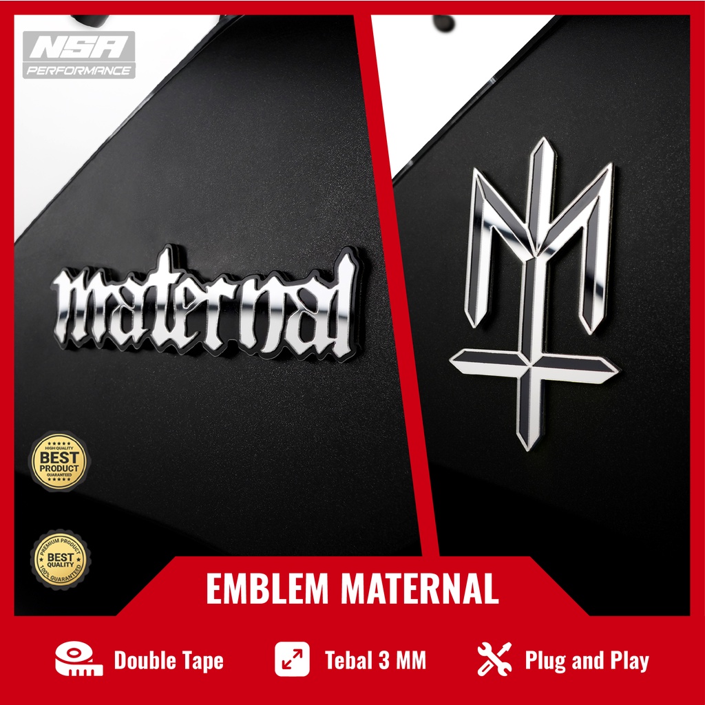 Jual NSA 1PCS EMBLEM MATRENAL LOGO MATERNAL BUKAN STIKER MATERNAL ATAU ...