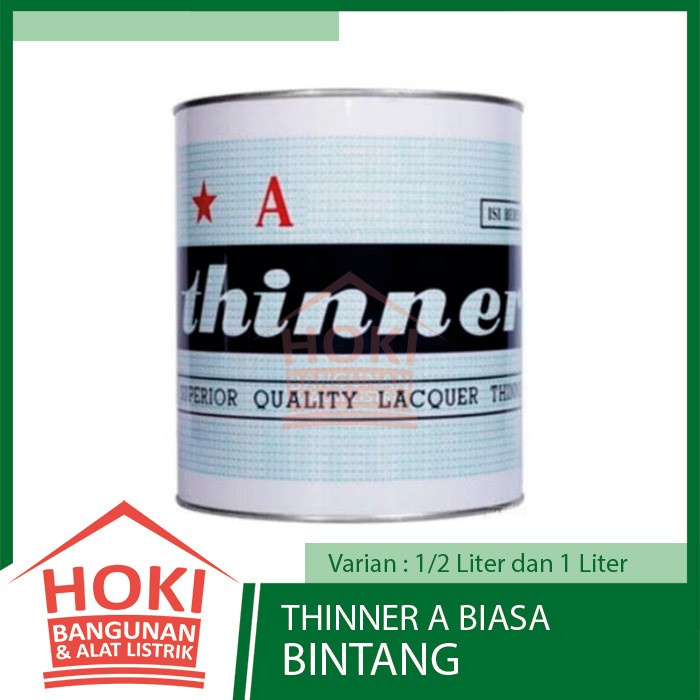 Jual THINNER A BINTANG Special & Biasa 1/2L & 1L - Thiner Cairan Pengencer Cat 1/2 & 1 Liter ...